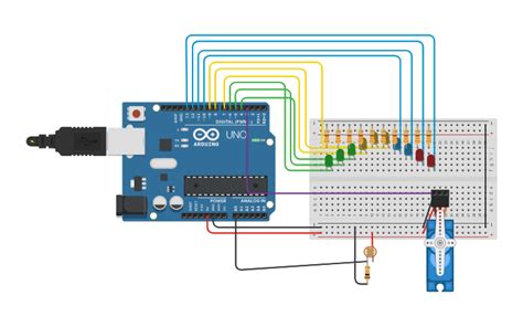 Circuit Design Circuito Indicador De Luz Tinkercad