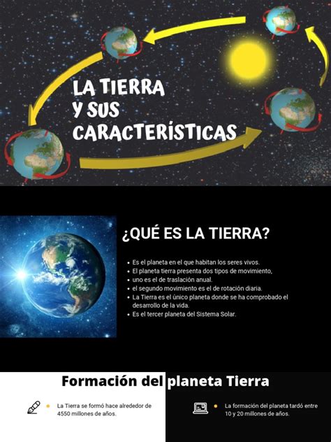 ¿cuáles Son Las Características De La Tierra Casz