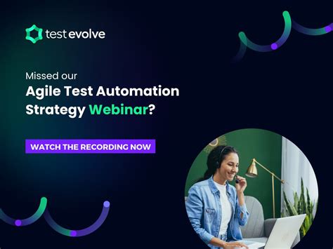 test evolve on linkedin testautomationstrategy webinarplayback