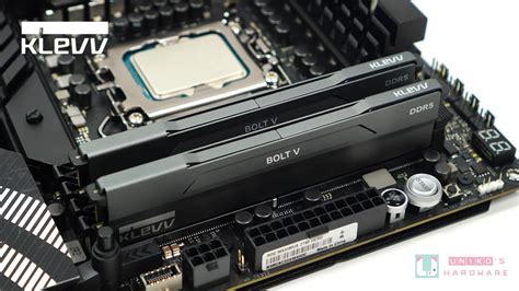 超頻挑戰 Ddr5 7200！klevv Bolt V Ddr5 6400 記憶體開箱評測 Unikos Hardware