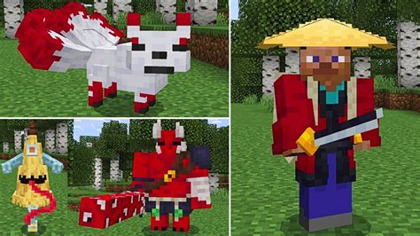 Yokai Craft Mcpe Addon De Mitología Japonesa Para Minecraft Pe Youtube