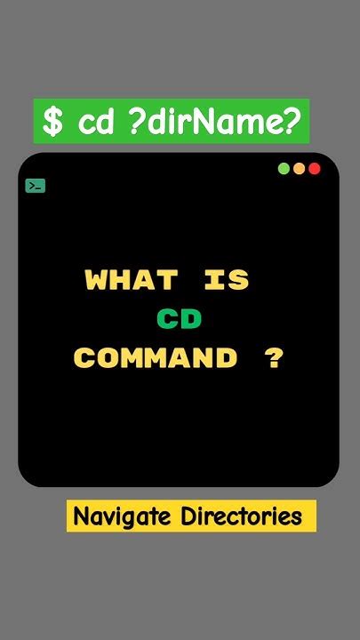 Cd Command How To Get Back To The Previous Directory Linux Command