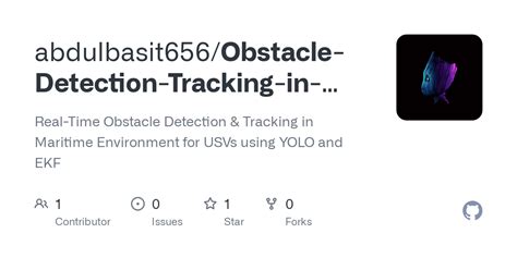 Github Abdulbasit656 Obstacle Detection Tracking In Maritime