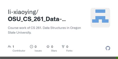Github Li Xiaoyingosucs261data Structures Course Work Of Cs 261 Data Structures In