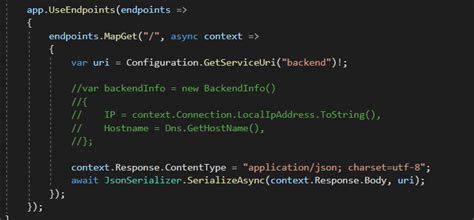 detect current service endpoint · issue 492 · dotnet tye · github