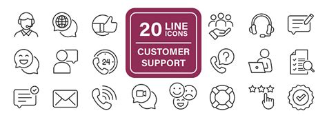고객 지원 라인 아이콘입니다 편집 가능한 획 웹사이트 마케팅 디자인 로고 앱 템플릿 Ui 등 벡터 그림입니다 고객에 대한 스톡 벡터 아트 및 기타 이미지 Istock