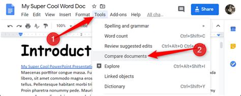 Comment Comparer Des Documents Dans Google Docs Azur Plus