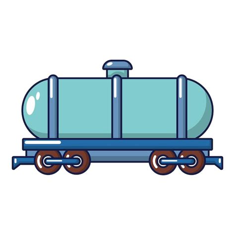 Premium Vector Tank Car Icon Cartoon Illustration Of Tank Car Vector Icon For Web