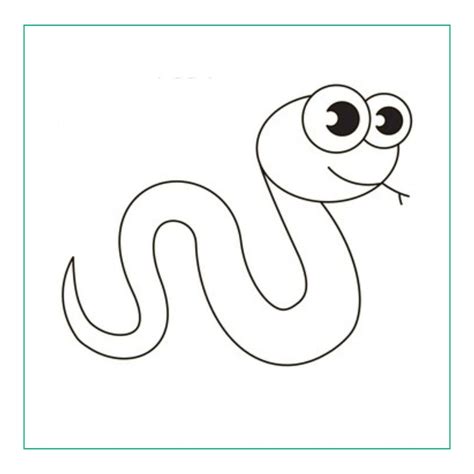 How To Draw Snake Drawing