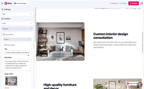 tutorial create a free website on mixo
