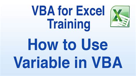 Visual Basic For Applicationsvba For Excel Tutorial How To Use A