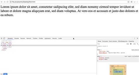 Html Included Google Webfont Not Working Stack Overflow