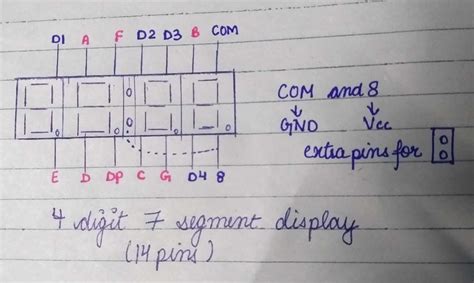 4 Digit 7 Segment Display Arduino Pinout Guide