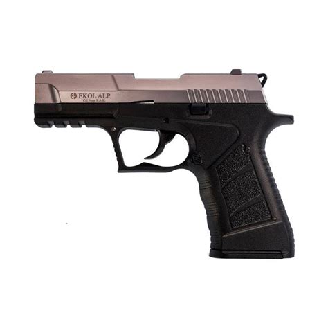 EKOL ALP Fume Finish 9mm Sub-Compact V92F Blank Firing Gun