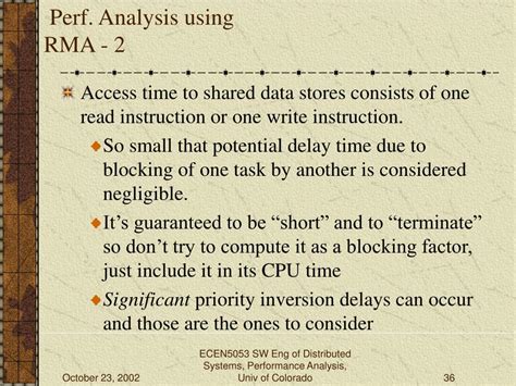 Ppt Performance Analysis Of Concurrent And Distributed Real Time