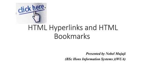 Html Hyperlinks Pptx