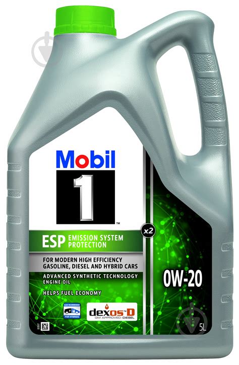 ᐉ Моторное масло Mobil 1 ESP X2 0W 20 5 л 153685 Купить в Киеве Украине Лучшая цена в