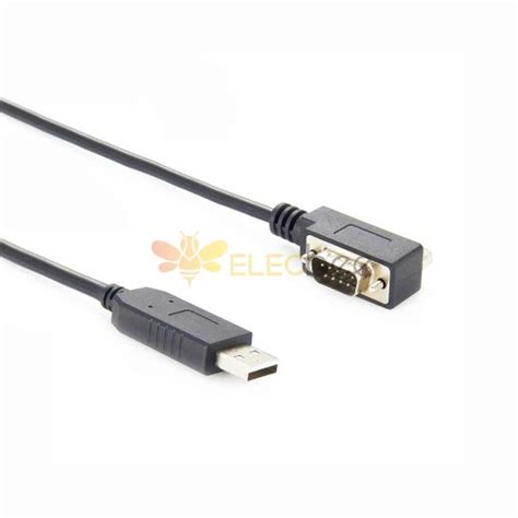 Ftdi Usb A 2 0 Male To Rs232 Db9 Male Left Angled Serial Cable Cable Length 2m