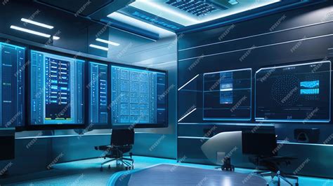 Premium Ai Image Digital Computer Lab Room