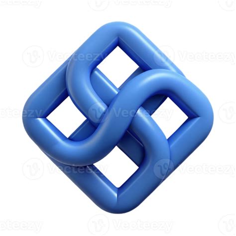 Majestic Intense Urban Geometric Symbol Of Unity Interlocking Squares Crisp Edges Single