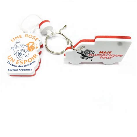 Custom 3d Cute Anime Car Eva Foam Nfl Keychains Floating Key Chain For Boat Marine Floating Key