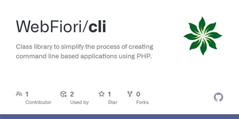 Library For Creating Command Line Based Applications In Php Rphp