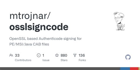 GitHub Mtrojnar Osslsigncode OpenSSL Based Authenticode Signing For PE MSI Java CAB Files