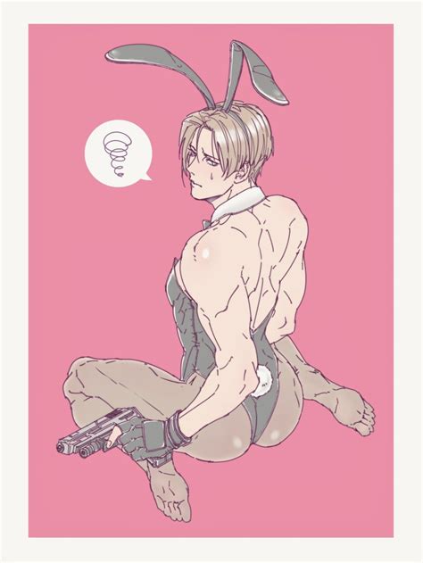 An Chovy Leon S Kennedy Resident Evil Absurdres Highres 1boy