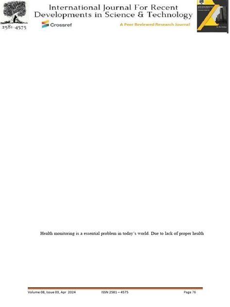 Iot Based Health Monitoring System Using Arduino 1