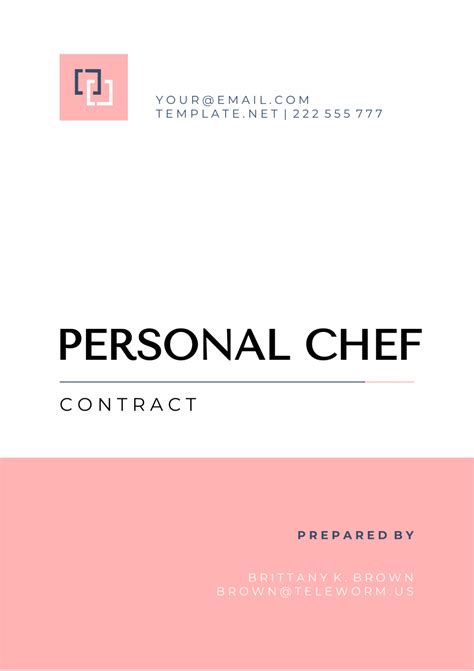 Free Chef Templates To Edit Online