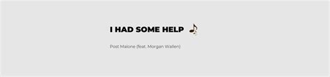 I Had Some Help Ukulele Chords Post Malone