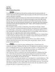 Understanding Microsoft S Approach To Inclusive Design And Course Hero