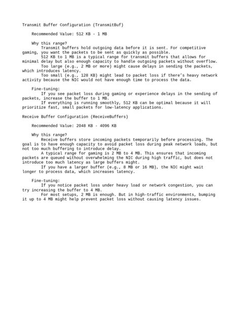 transmit buffers receive buffers pdf