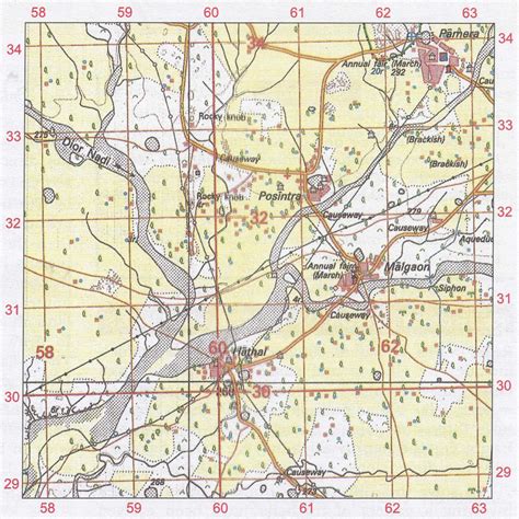 Icse 10th Hd Toposheet Survey Map Specimen 2023 53 Off