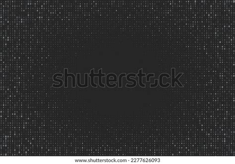 Gray Random Digital Data Matrix Binary Stock Vector Royalty Free