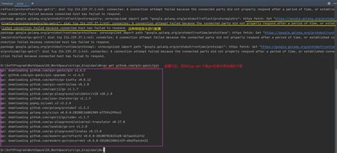 go get 命令下载gin包时出现报错 进击的石头 GO 博客园