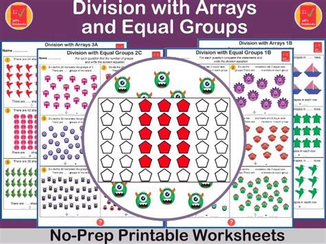 Introducing Division With Arrays And Groups Teaching Resources