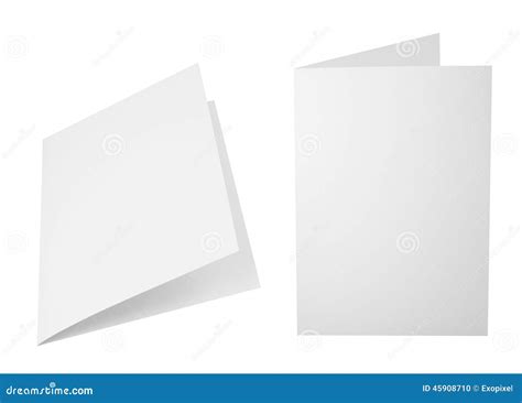 Set Of Folded A4 Paper Sheets Stock Illustration Illustration Of Backdrop Book 45908710