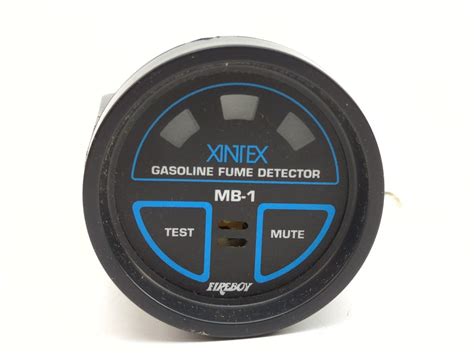 Fireboy Xintex Mb 1 Gasoline Fume Detector 2” Round Bezel Nos Display