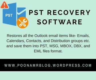 Error In Outlook PST And Manual Methods To Fix Errors In The PST Files Outlook Calendar