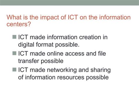 Introduction To Ict Specialization And Its Rolepdf