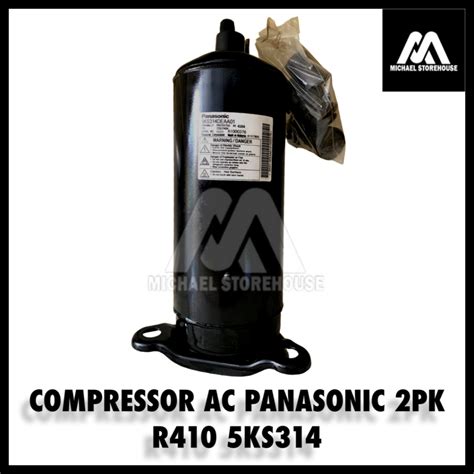 Jual Kompresor Compressor Ac Panasonic 2pk 5ks314 R410 Shopee Indonesia