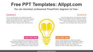 Creative Idea Bulb PPT Diagram For Free