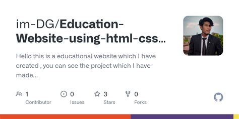 GitHub Im DG Education Website Using Html Css And Js Hello This Is A Educational Website