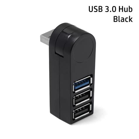 Mini Rotatable 3 Port Usb 3 0 Hub High Speed Data Grandado