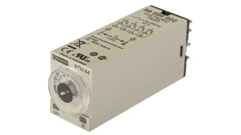 88896202 Crouzet Din Rail Mount Timer Relay 24v Dc 4 Contact 0 1 S → 100h 1 Function Rs