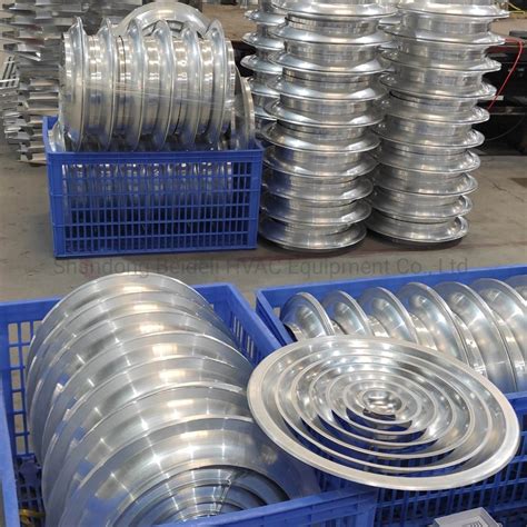 Aluminum Alloy Circular Diffuser Round Ceiling Diffuser With Removable