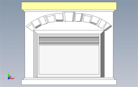 壁炉 SOLIDWORKS 模型图纸免费下载 懒石网