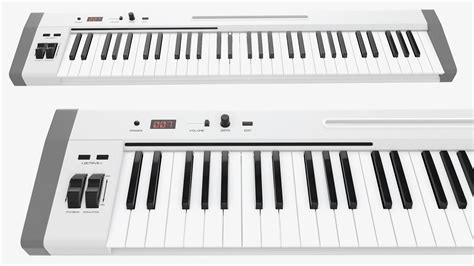 Master 61 Key Midi Keyboard Pbr 3d Model