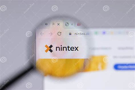 New York Usa 26 April 2021 Nintex Logo Close Up On Website Page